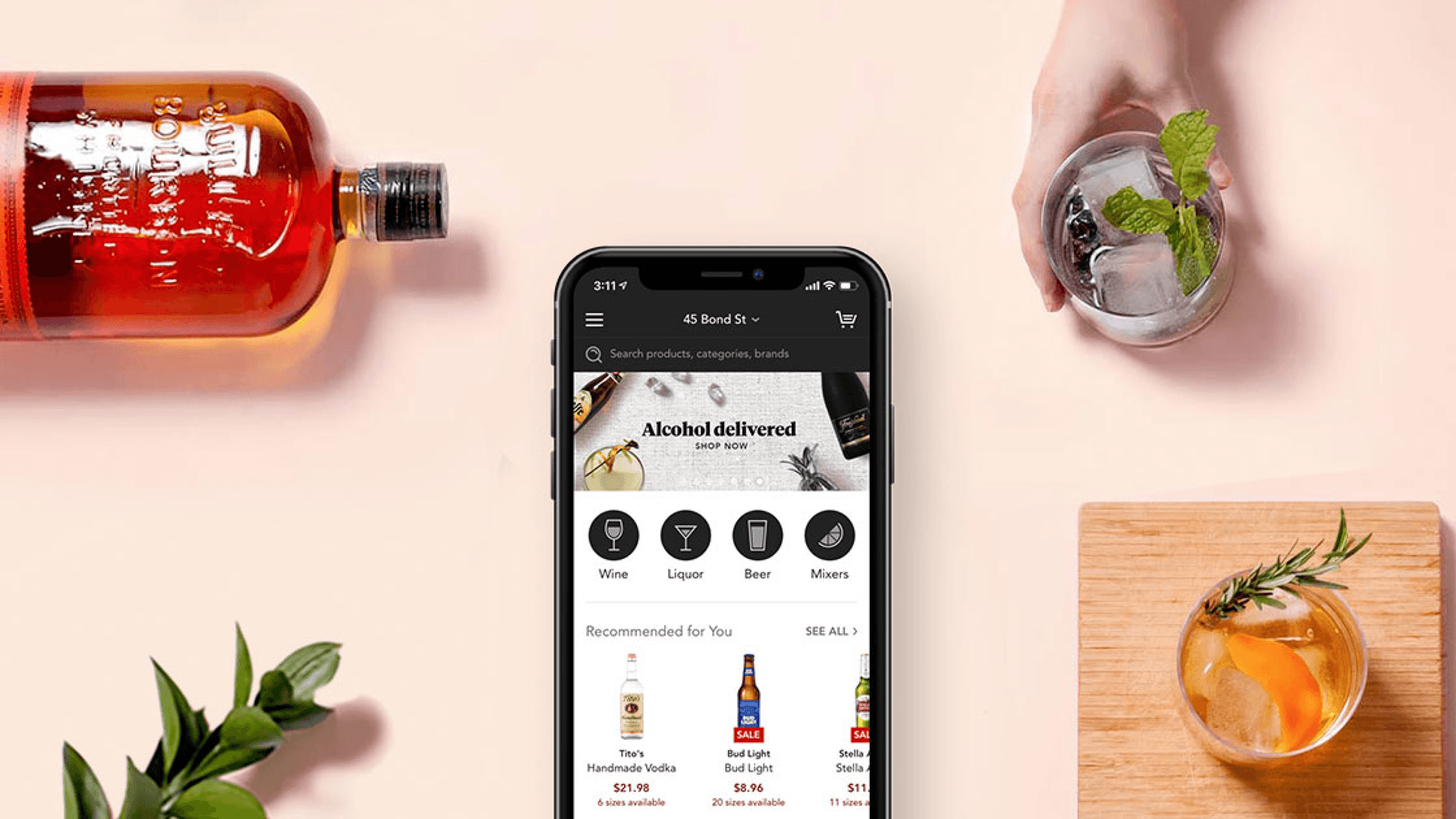 Minibar Delivery - Custom ordering platform - Lumenalta