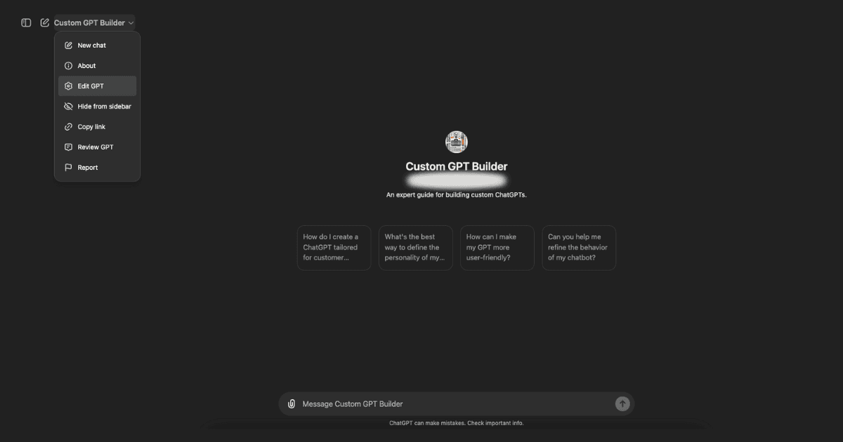 How to create a custom GPT: A step-by-step guide | AI | Lumenalta