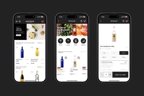 Minibar Delivery - Custom ordering platform - Lumenalta